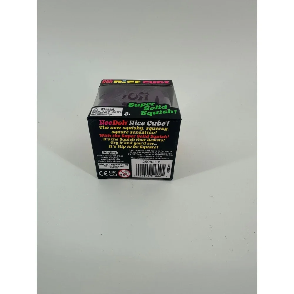 Schylling | Toys | Schylling Needoh Nice Cube Purple Super Solid Squish ...